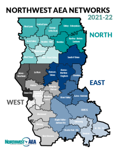 School Districts/Service Areas - Northwest AEA